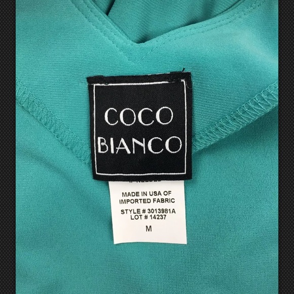 coco blanco | Tops | Coco Bianco Lined Cold Shoulder Top Blouse Size M ...